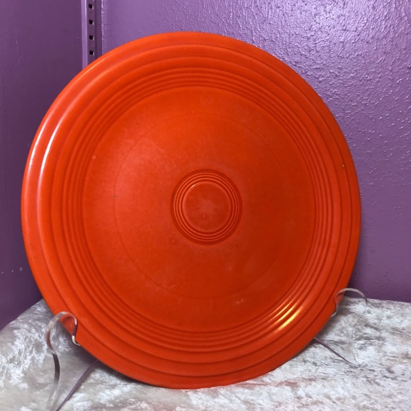 Fiesta | Dining | Vintage Fiesta Ware Radioactive Red Dinner Plate Guc ...